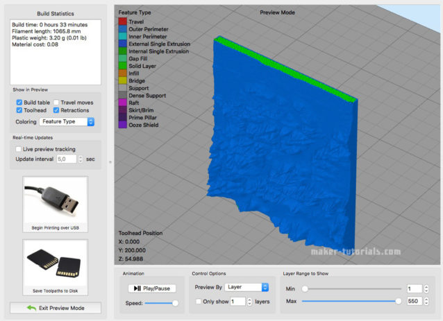 Create Your Own 3D Printed Topographical Map - mini mountain raised ...